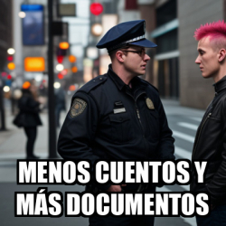 Meme Personalizado - Menos cuentos y más documentos - 33393568