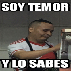 Meme Personalizado - Soy temor Y lo sabes - 33393776