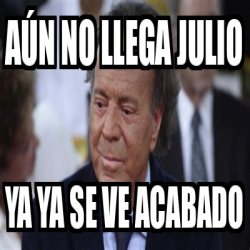 Meme Personalizado - aún no llega julio ya ya se ve acabado - 33393785