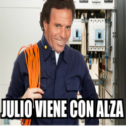Meme Personalizado - JULIO VIENE CON ALZA - 33394889