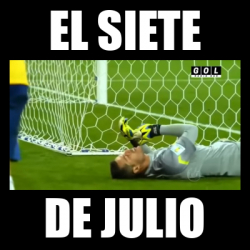 Meme Personalizado - El siete De julio - 33398422