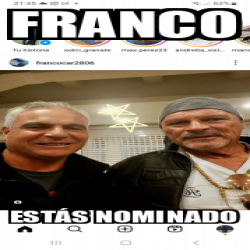 Meme Personalizado - FRANCO Estás nominado - 33047600