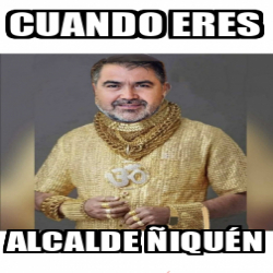 Meme Personalizado - Cuando eres Alcalde Ñiquén - 33049814