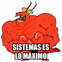 Meme Personalizado - sistemas ES LO MÁXIMO - 33403318