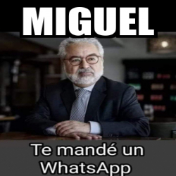Meme Personalizado - Miguel - 33425266