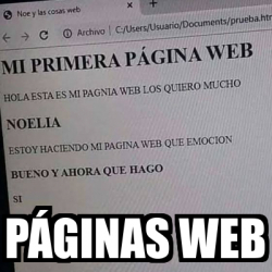 Meme Personalizado - Páginas web - 33429249