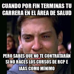 Meme crying peter parker - cuando por fin terminas tu carrera en el ...