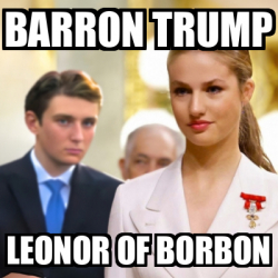 Meme Personalizado - BARRON TRUMP LEONOR of borbon - 33436228