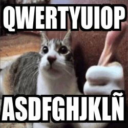 Meme Personalizado - Qwertyuiop Asdfghjklñ - 33437568
