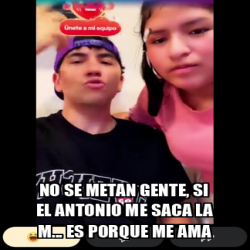 Meme Personalizado - No se metan gente, si el Antonio me saca la m ...