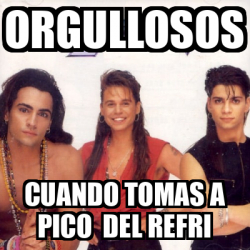 Meme Personalizado - Orgullosos Cuando tomas a pico Del refri - 33440806