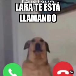 Meme Personalizado - Lara te está llamando - 33452958