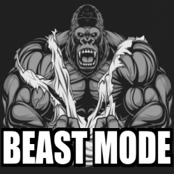Meme Personalizado - Beast mode - 33454560
