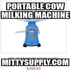Meme Personalizado - Portable cow milking machine mittysupply.com ...