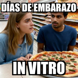 Meme Personalizado - Días de embarazo In vitro - 33467302