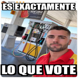Meme Personalizado - es exactamente lo que vote - 33468707