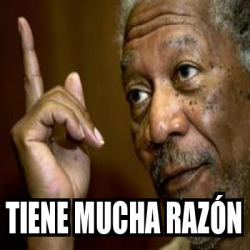 Meme Personalizado - Tiene mucha razón - 33484945