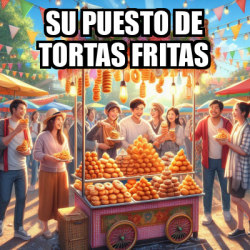 Meme Personalizado - Su puesto de tortas fritas - 33487238