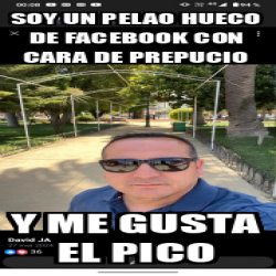 Meme Personalizado - SOY UN PELAO HUECO DE FACEBOOK CON CARA DE ...