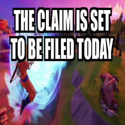 Meme Personalizado - THE CLAIM IS SET TO BE FILED TODAY - 33488178