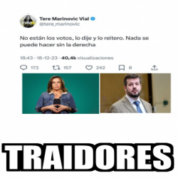 Meme Personalizado - TRAIDORES - 33489254