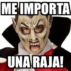 Meme Personalizado - ME IMPORTA UNA RAJA! - 33490566