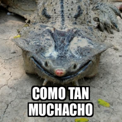 Meme Personalizado - Como tan muchacho - 33490631