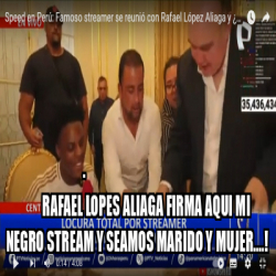 Meme Personalizado - . RAFAEL LOPES ALIAGA FIRMA AQUI MI NEGRO STREam y ...