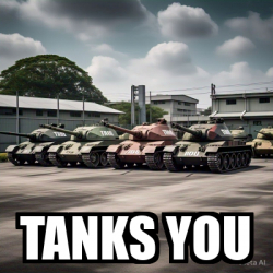 Meme Personalizado - Tanks you - 33492743