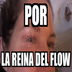 Meme Personalizado - Por la reina del flow - 33495862
