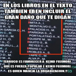 Meme Personalizado - EN LOS LIBROS EN EL TEXTO TAMBIEN EBEN INCLUIR EL ...