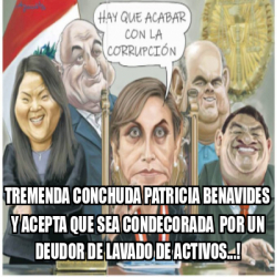 Meme Personalizado - TREMENDA CONCHUDA PATRICIA BENAVIDES Y ACEPTA QUE ...