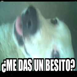 Meme Personalizado - ¿me das un besito? - 33501674