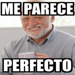 Meme Personalizado - ME PARECE PERFECTO - 33501731