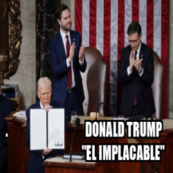 Meme Personalizado - . Donald Trump "el implacable" - 33512459
