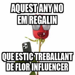 Meme Personalizado - Aquest any no em regalin que estic treballant de ...