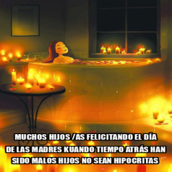 Meme Personalizado - Muchos hijos /as felicitando el día de las madres ...