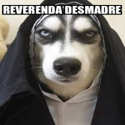 Meme Personalizado - Reverenda desmadre - 33546708