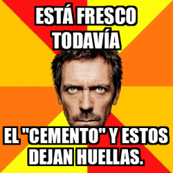 Meme House - ESTÁ FRESCO TODAVÍA EL "CEMENTO" Y ESTOS DEJAN HUELLAS ...