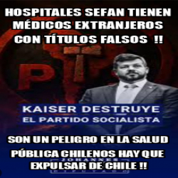 Meme Personalizado - Hospitales Sefan tienen Médicos extranjeros con ...