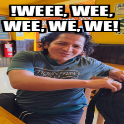 Meme Personalizado - !Weee, wee, wee, we, we! - 33592116