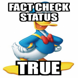 Meme Personalizado - Fact check status True - 33687267