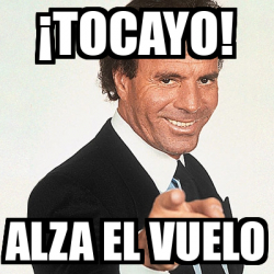 Meme Julio Iglesias - ¡TOCAYO! ALZA EL VUELO - 33070461