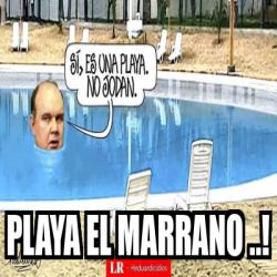 Meme Personalizado - PLAYA EL MARRANO ..! - 33075097