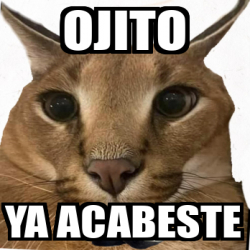 Meme Personalizado - Ojito Ya acabeste - 33082391