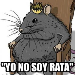 Meme Personalizado - "yo no soy rata" - 33085656