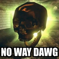 Meme Personalizado - No way dawg - 33094140