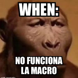 Meme Personalizado - when: no funciona la macro - 33096509