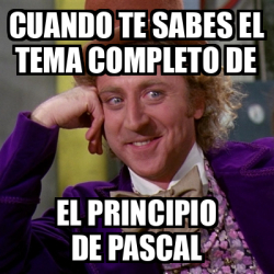 Meme Willy Wonka - CUANDO TE SABES EL TEMA COMPLETO DE EL PRINCIPIO DE ...