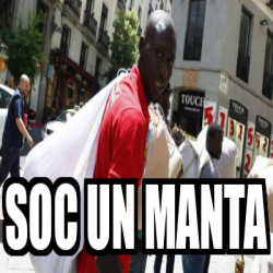 Meme Personalizado - sOC UN MANTA - 33097953